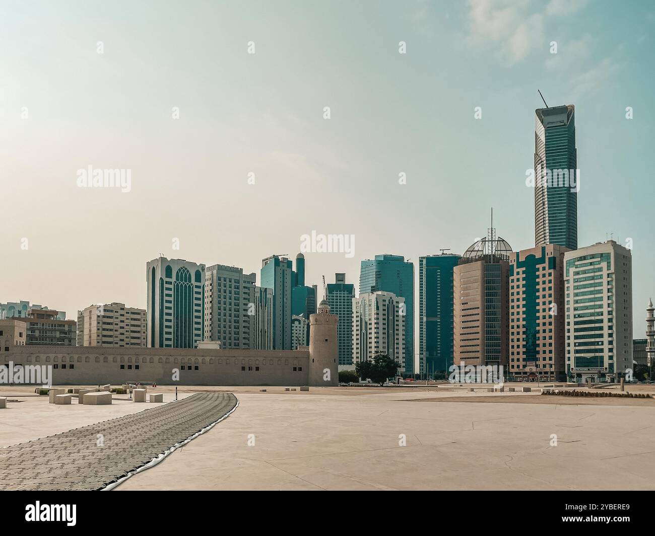 UAE capital landmarks - Qasr Al Hosn museum, one of the oldest ...