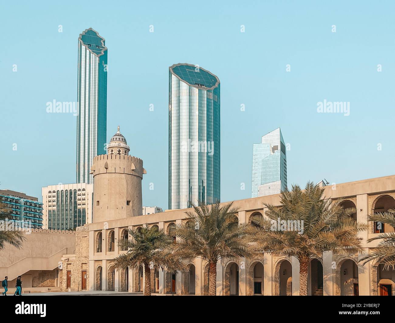 UAE capital landmarks - Qasr Al Hosn museum, one of the oldest ...