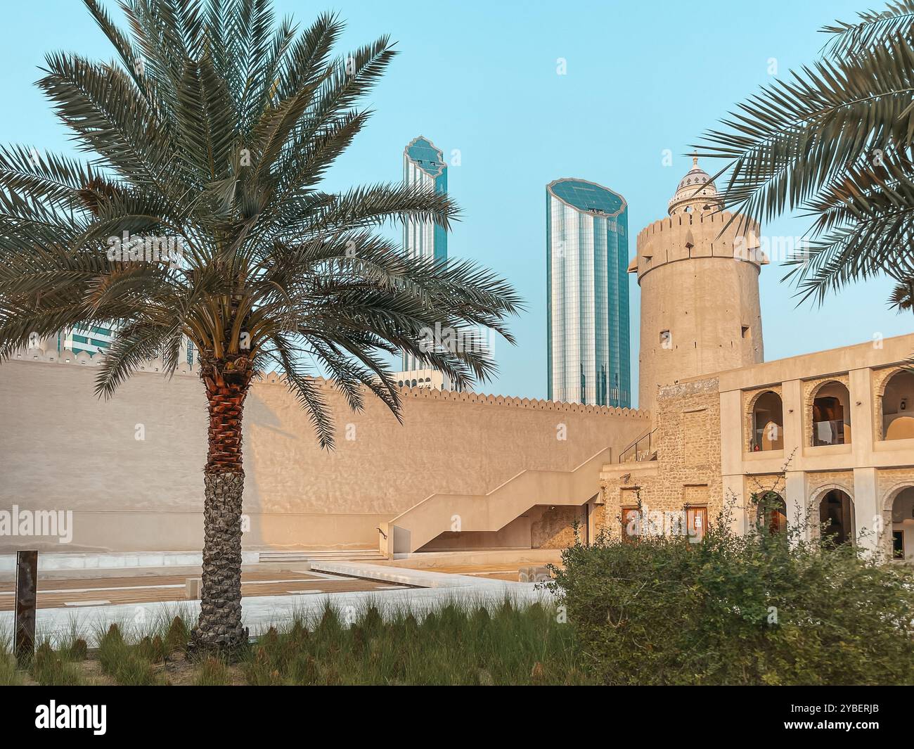UAE capital landmarks - Qasr Al Hosn museum, one of the oldest ...