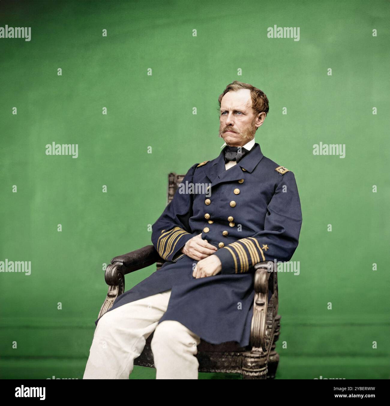 Portrait of Rear Admiral John Adolphus Bernard Dahlgren, officer of the ...