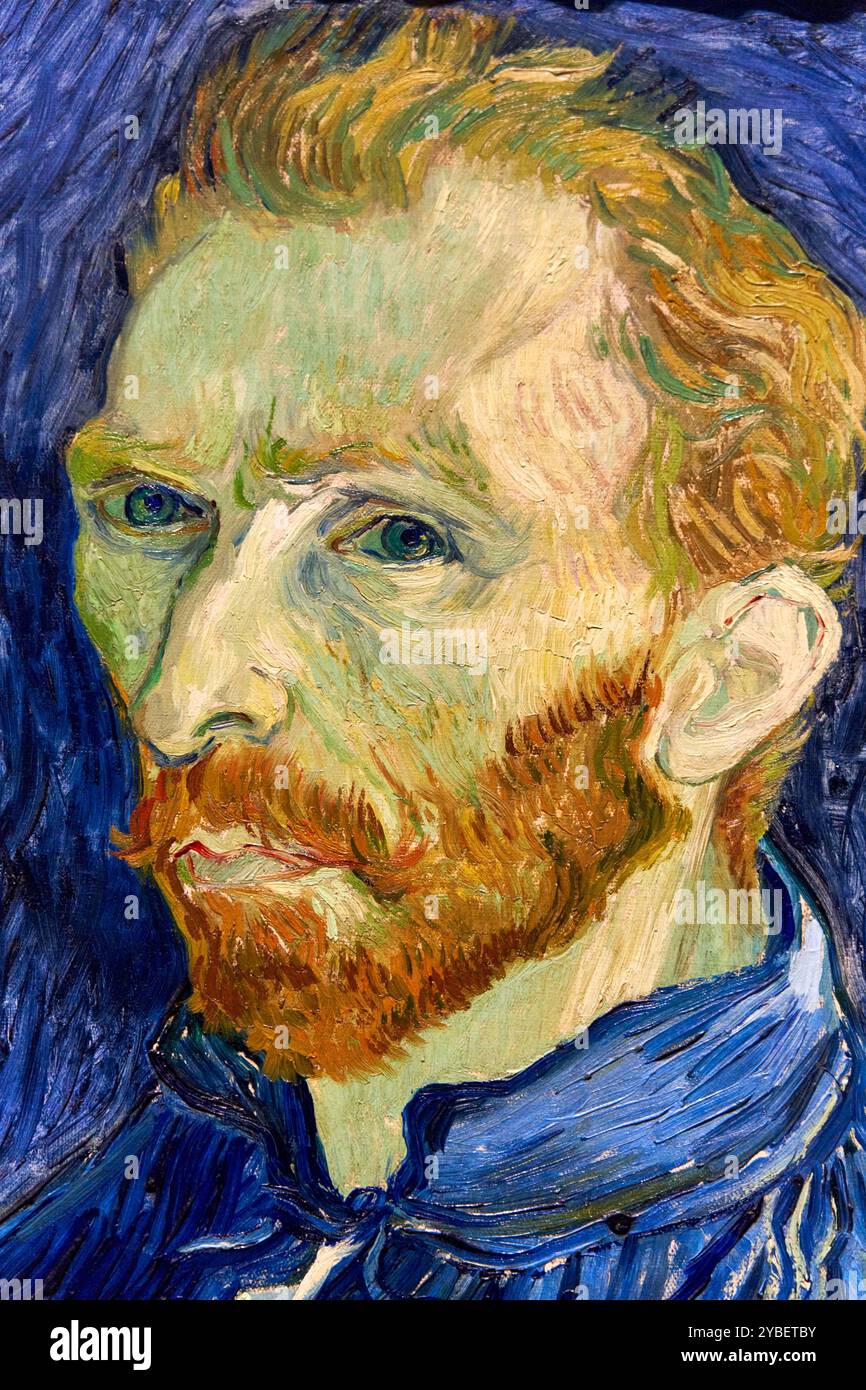Detail, Self Portrait, 1889, Vincent Van Gogh (1853-1890), Poets ...