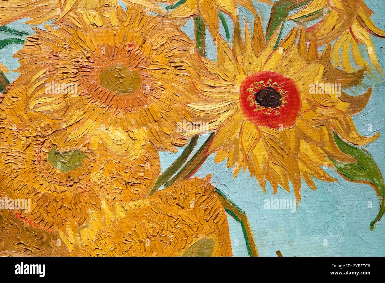 Detail, Sunflowers, 1889, Vincent Van Gogh (1853-1890), Poets & Lovers ...