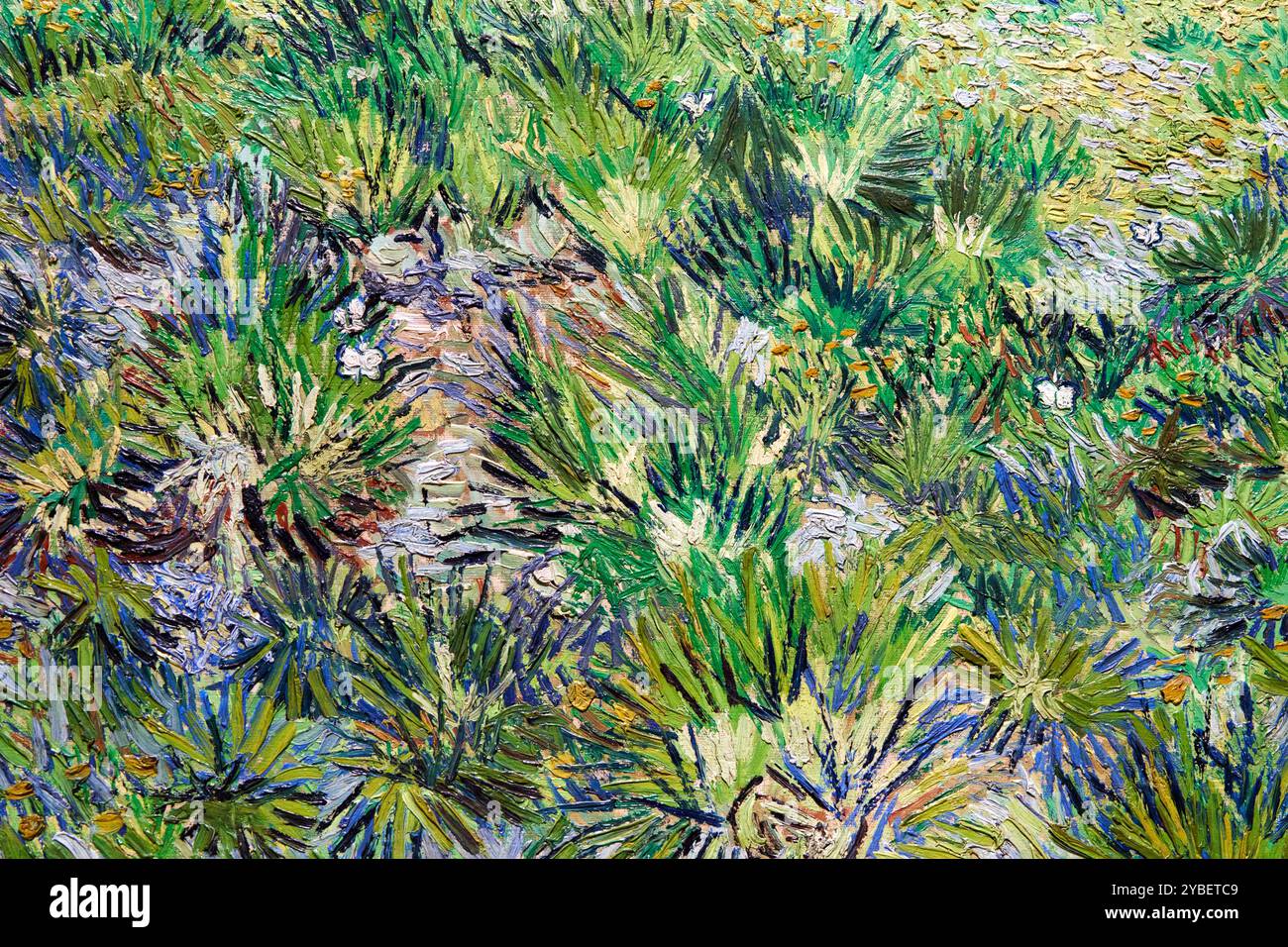 Detail, Long Grass with Butterflies, 1890, Vincent Van Gogh (1853-1890), Poets & Lovers ...