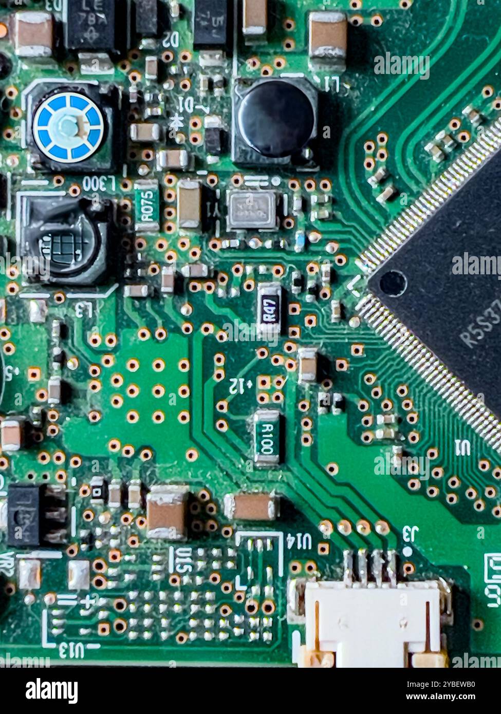 Macro Photograph of Computer Circuit Stock Photo - Alamy