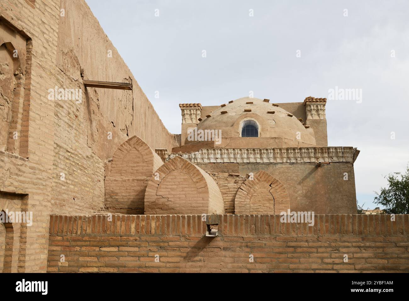Exterior of Pahlavan-Mahmud Mausoleum in Khiva Stock Photo - Alamy
