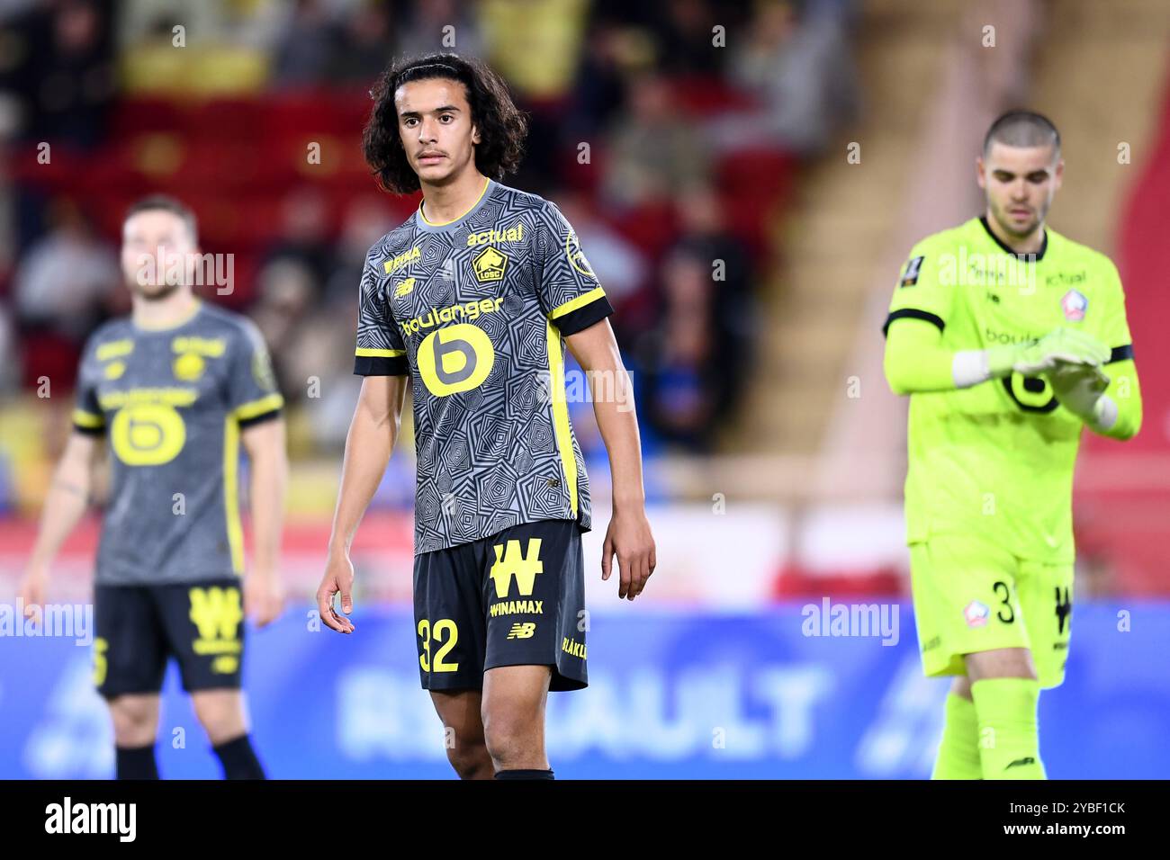32 Ayyoub BOUADDI (losc) during the Ligue 1 McDonald's match between Monaco and Lille on October ...