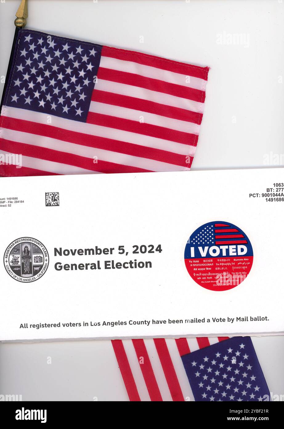 New York State presidential Election Voter Information Mailing, 2024, USA Stock Photo - Alamy