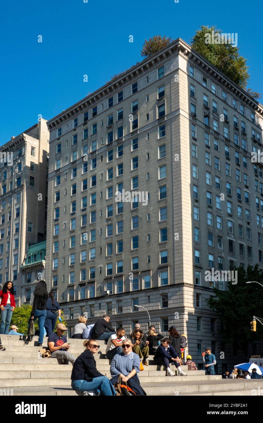 Stately Apartment Buildings Across from The Metropolitan Museum of Art ...
