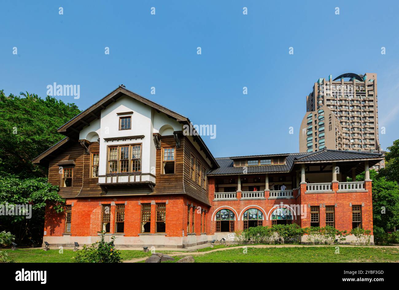 Taipei, MAR 30 2014 - Sunny view of Beitou Hot Spring Museum Stock ...