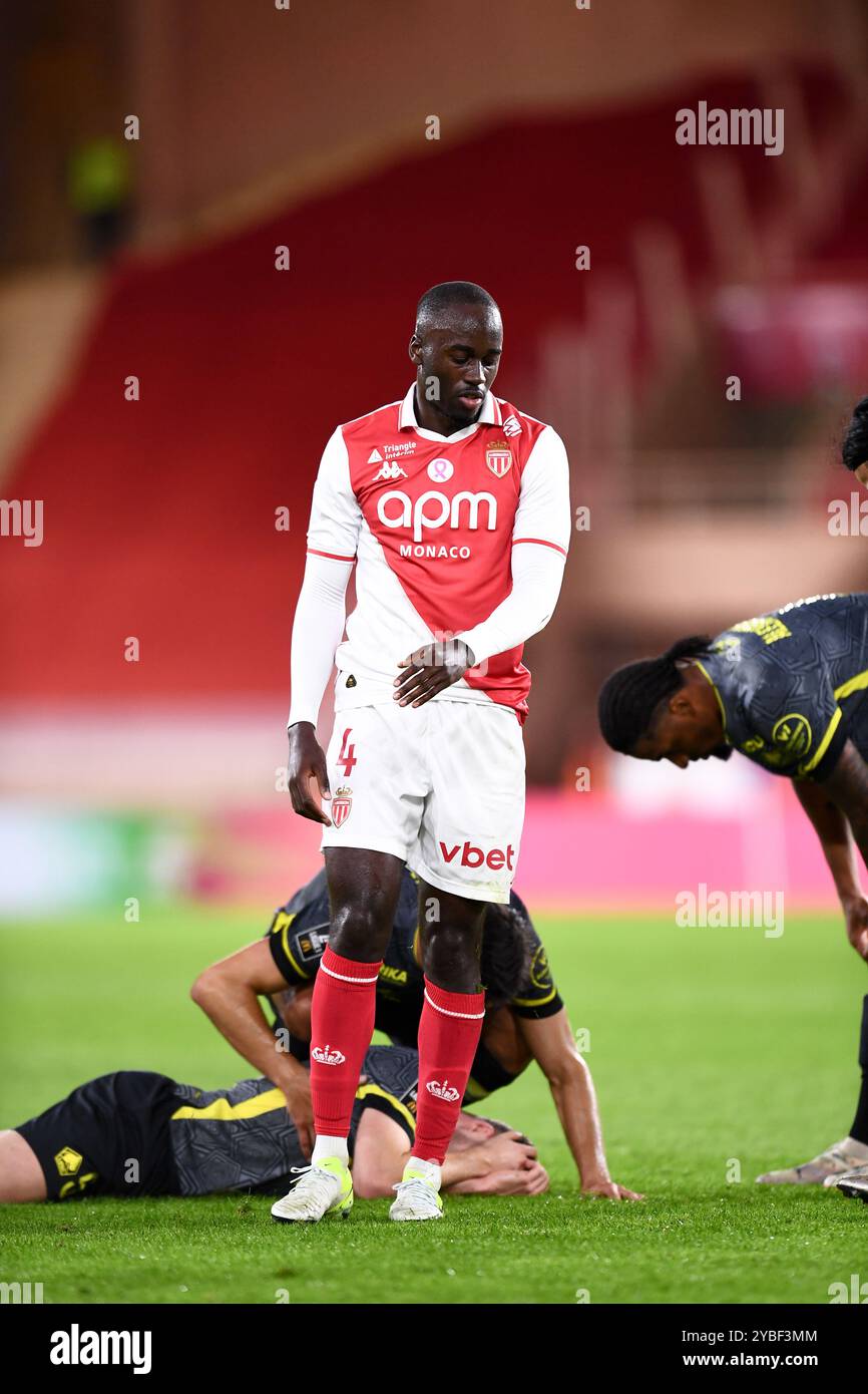 04 Jordan TEZE (asm) during the Ligue 1 McDonald's match between Monaco ...