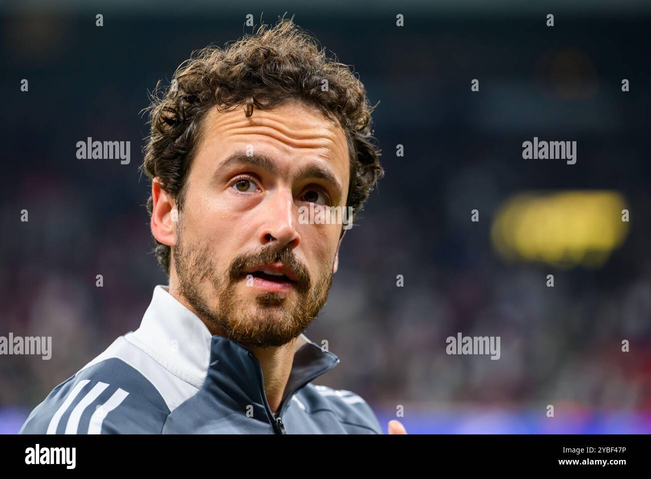 Copenhagen, Denmark. 18 October, 2024. Pictured left to right, 27 (FCK ...