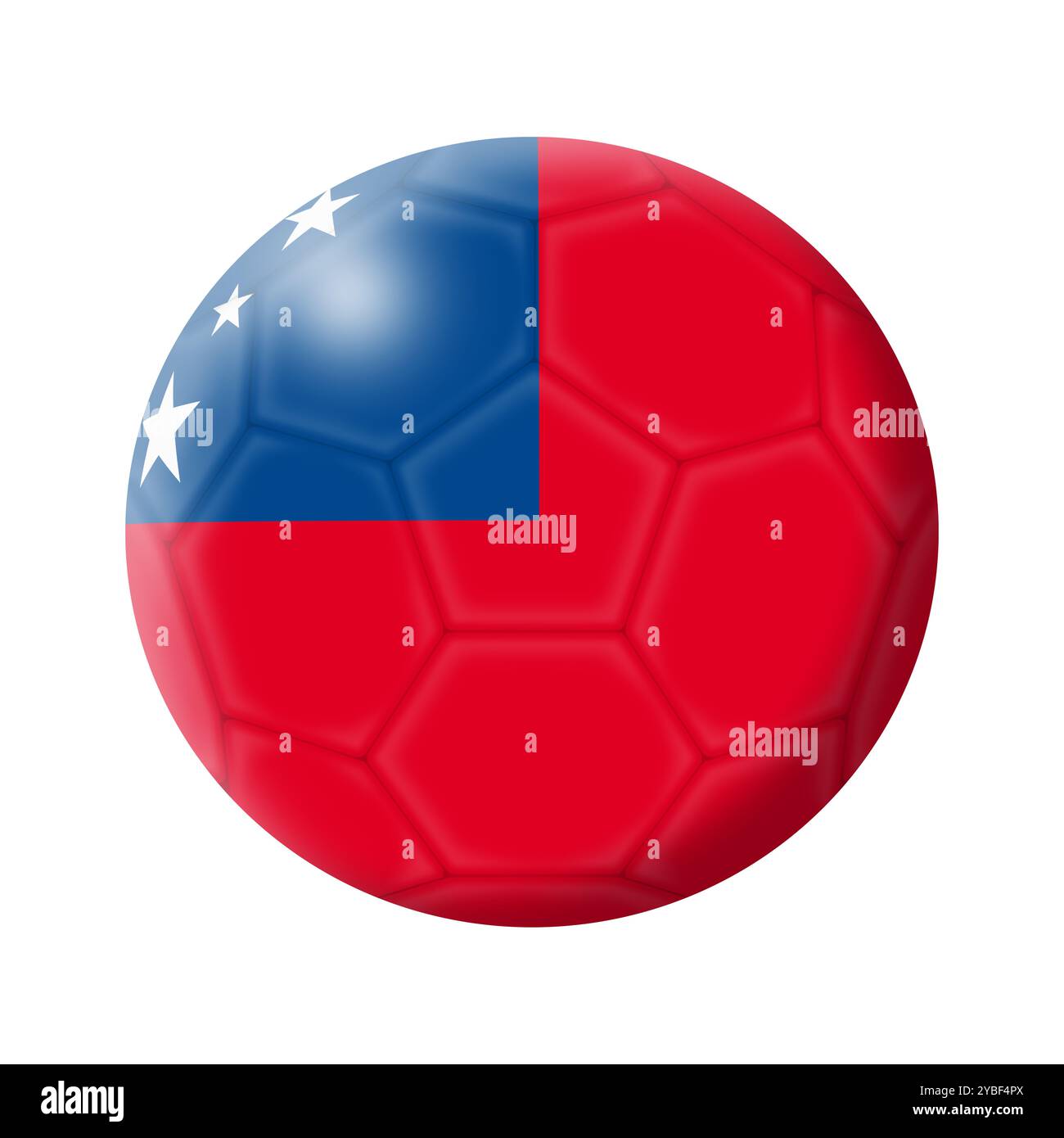 Western Samoa soccer ball football Stock Photo - Alamy