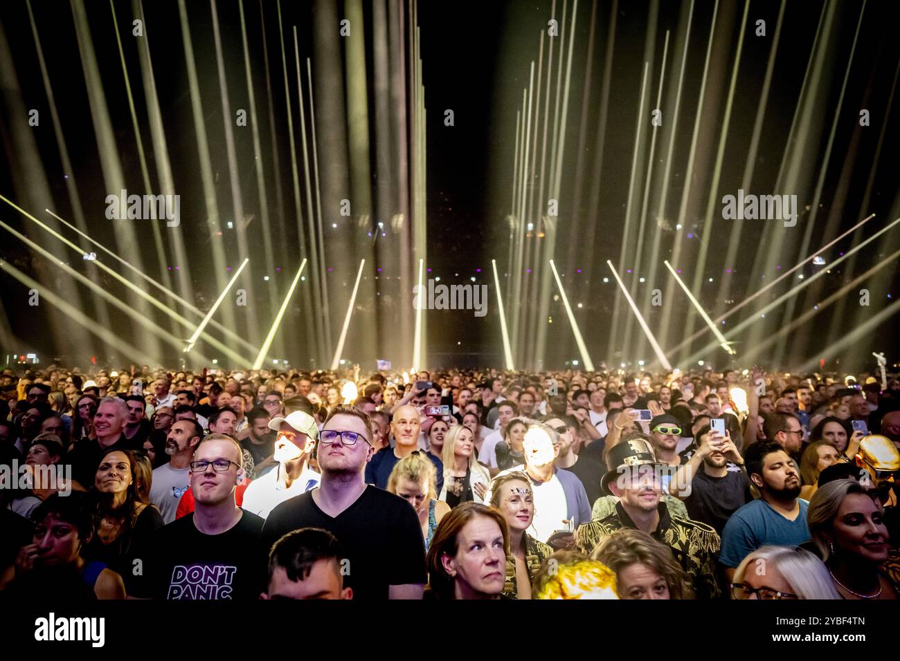 AMSTERDAM - Visitors during Tomorrowland's Our Story show. The dance ...