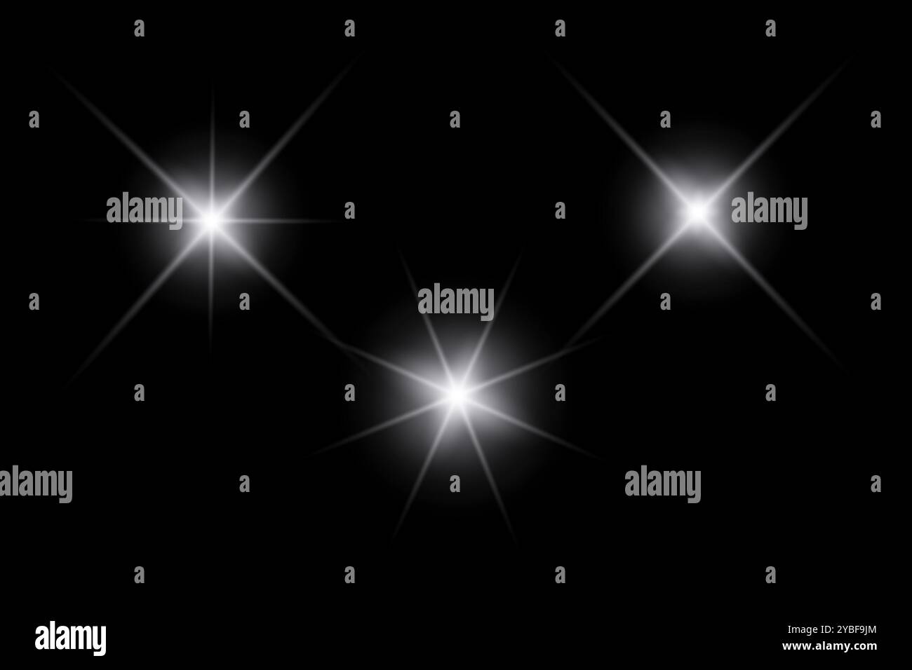 White sparkle lights, flashing lights, light effects, sunlight lens ...