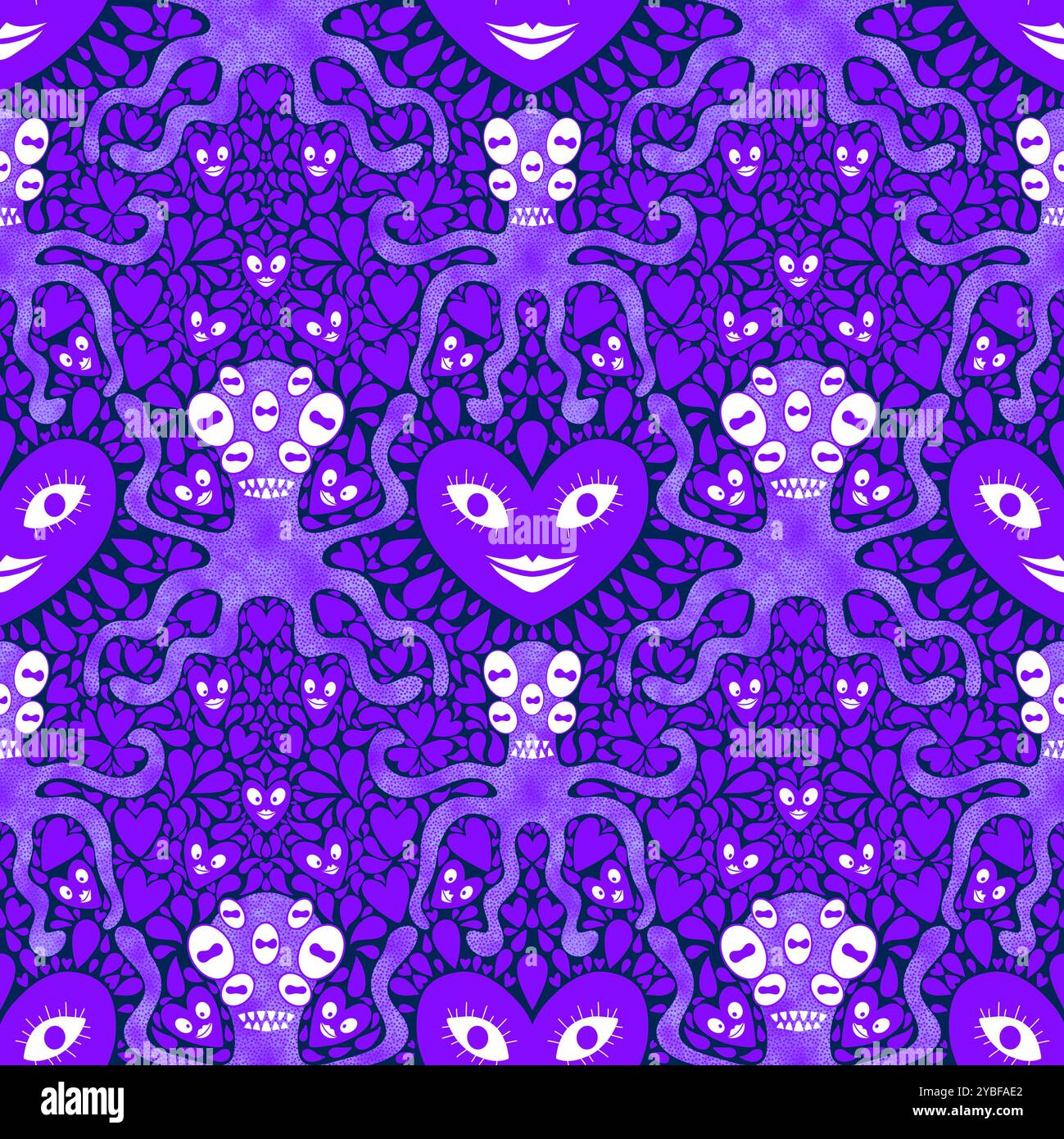 Summer animals seamless octopus pattern for wrapping paper and kids ...