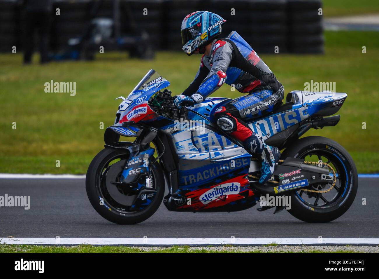 Raul Fernandez of Spain seen in action during the MotoGP™ practice ...