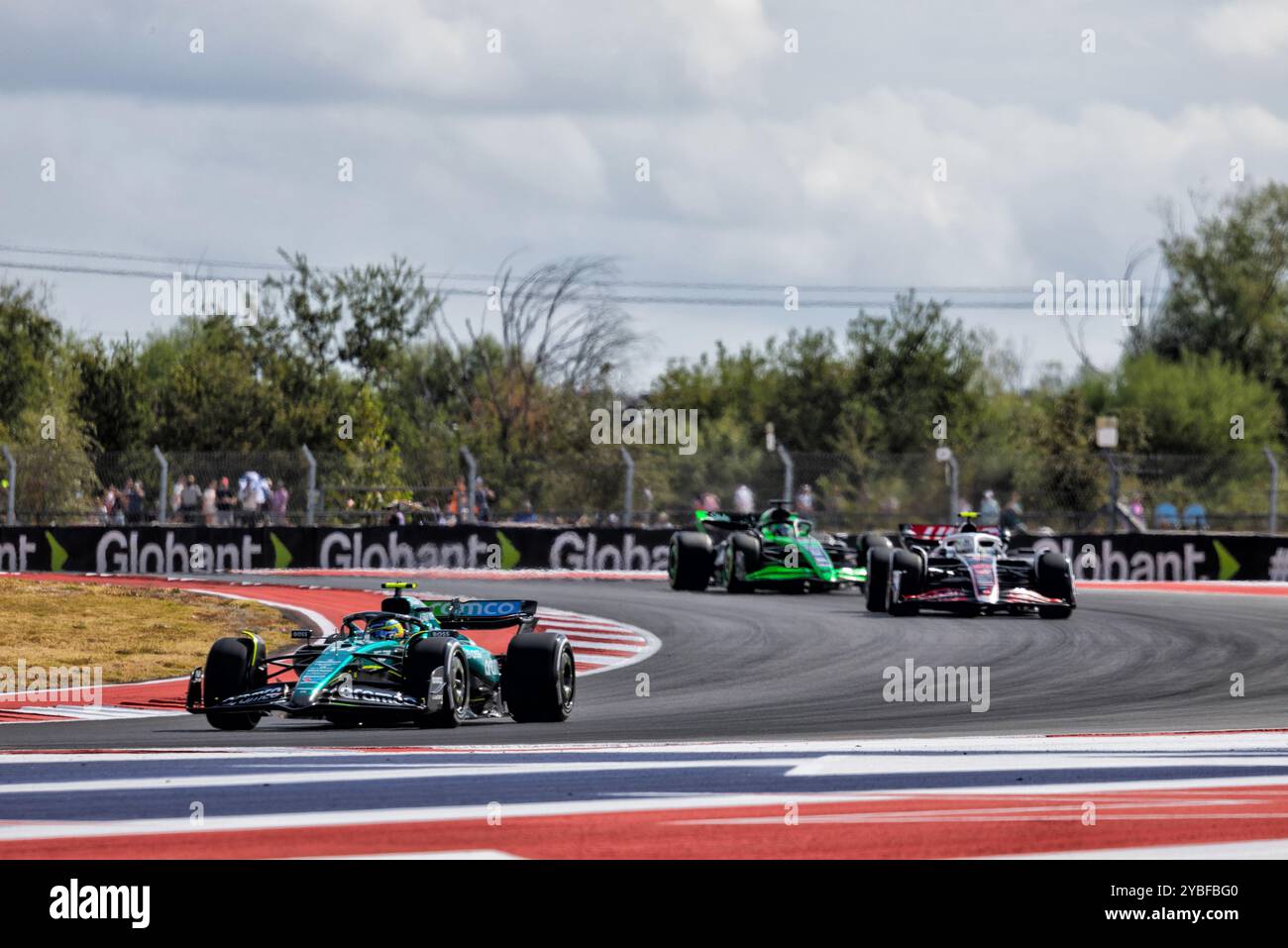 Austin, USA. 18th Oct, 2024. Fernando Alonso (ESP) Aston Martin F1 Team ...