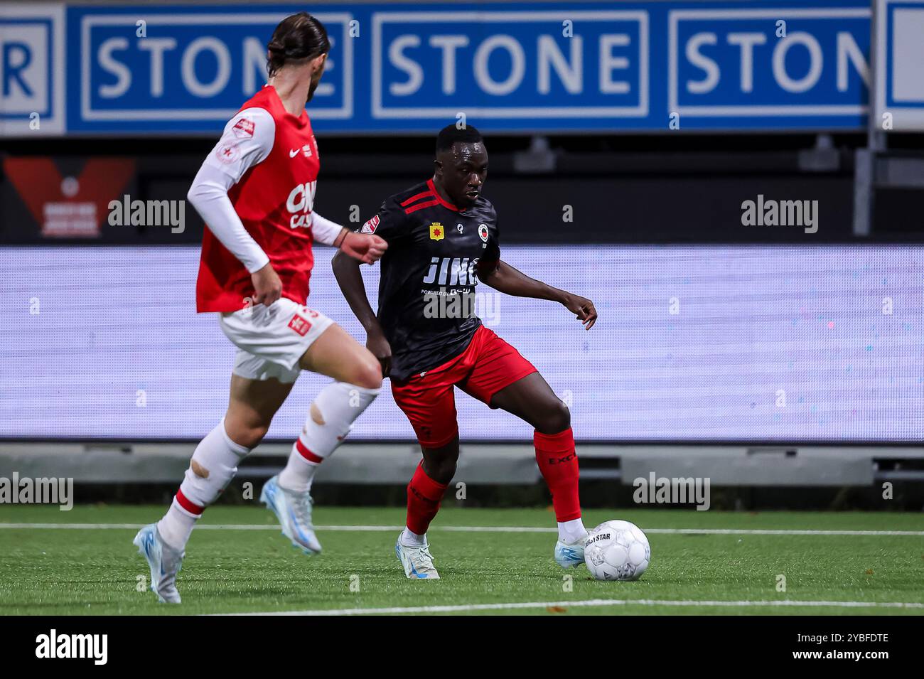 Rotterdam - Seydou Fini of Excelsior Rotterdam during the eleventh ...