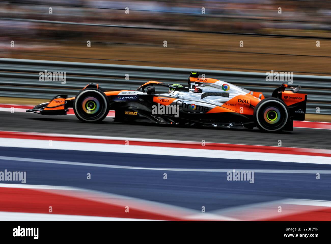 Austin, USA. 18th Oct, 2024. Lando Norris (GBR) McLaren MCL38. Formula ...