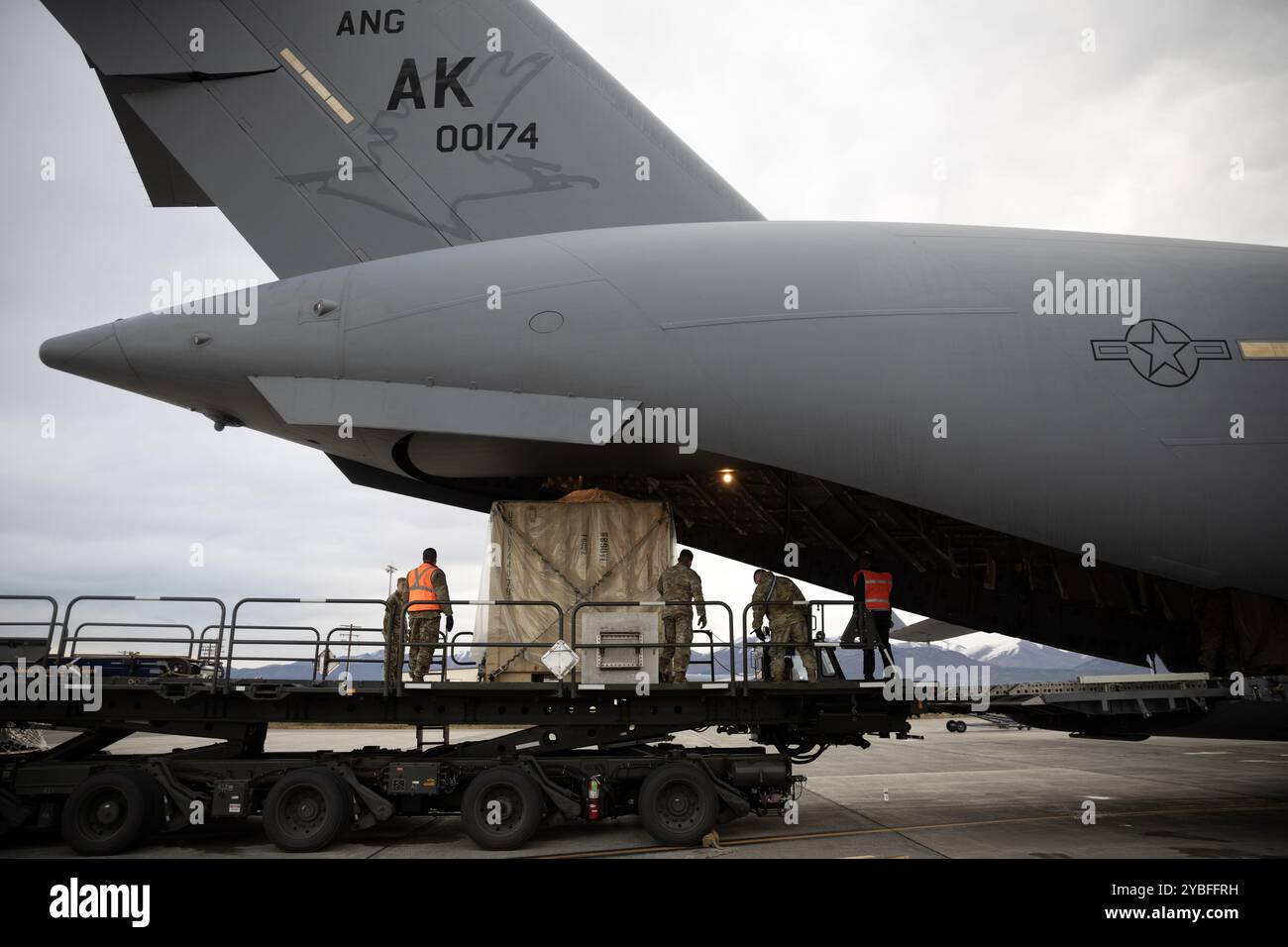 Alaska Air National Guard air transportation specialists assigned to ...