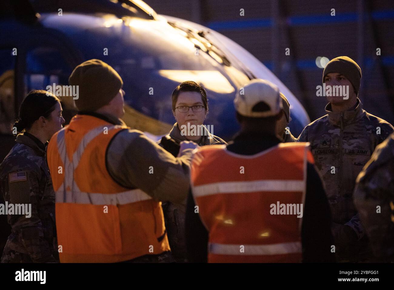 Alaska Air National Guard personnel from the 176th Logistics Readiness ...