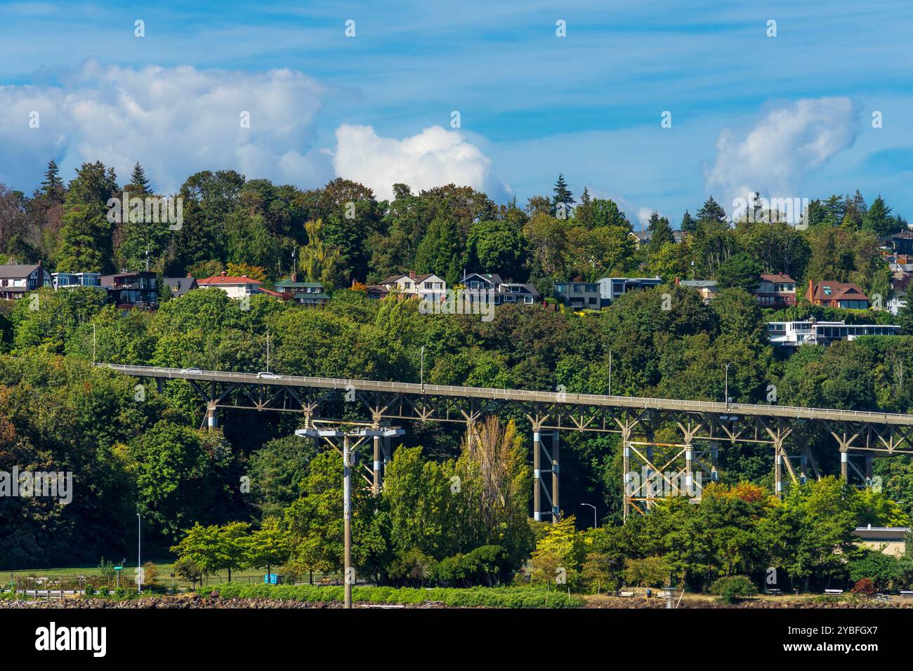 Seattle, Washington, USA - September 20, 2024: View of the Magnolia ...