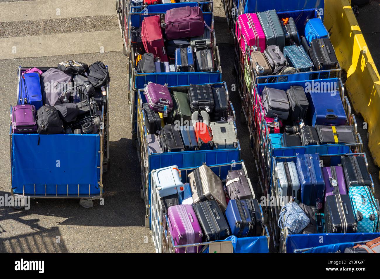 Seattle, Washington, USA - September 20, 2024: Top view of cruise ship ...