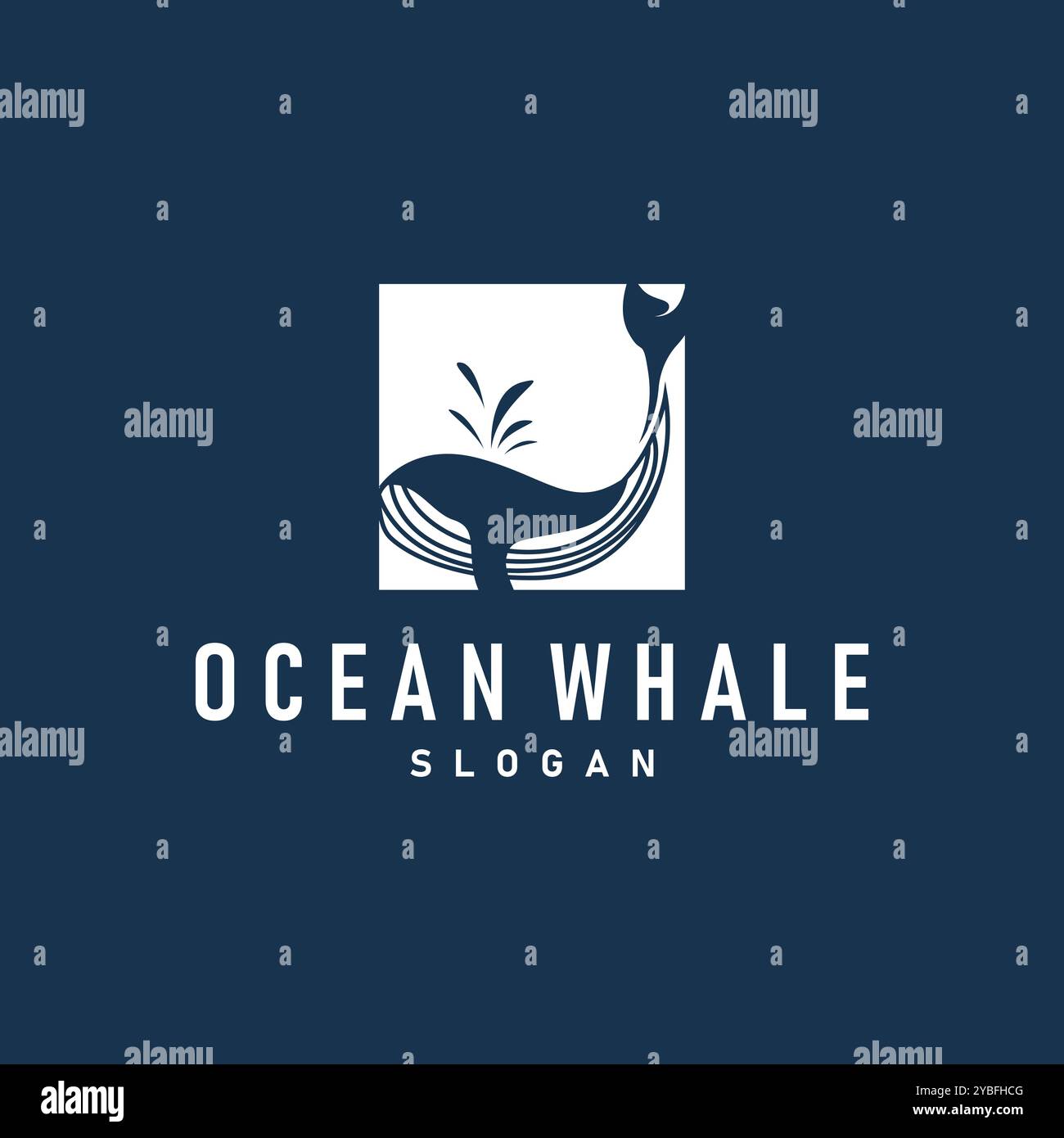 Splashing whale Stock Vector Images - Alamy