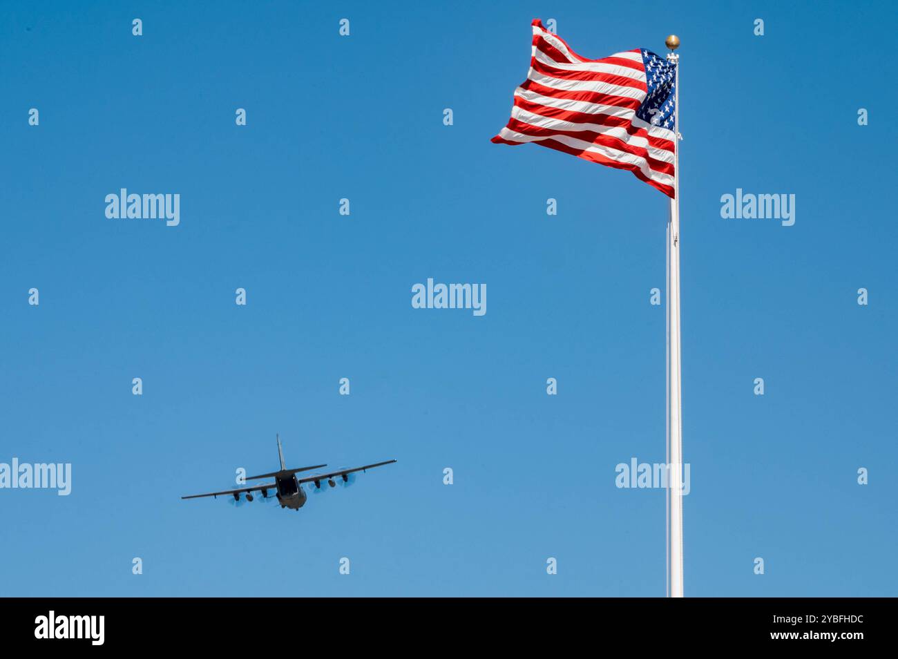 A U.S. Air Force AC-130J Ghostrider Gunship, assigned to the 4th ...