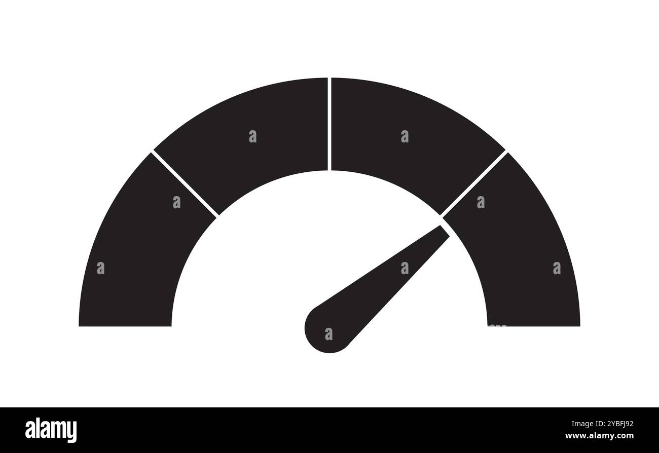 Speed indicator sign. Speedometer and dashboard. Measurement and ...