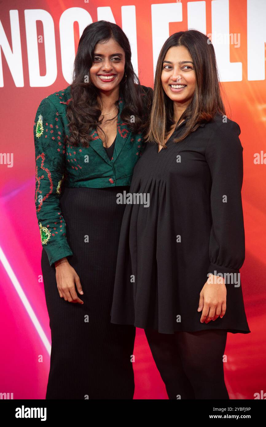 London, UK. 18 Oct, 2024. Pictured: (L-R) - Kani Kusruti and Radhika ...