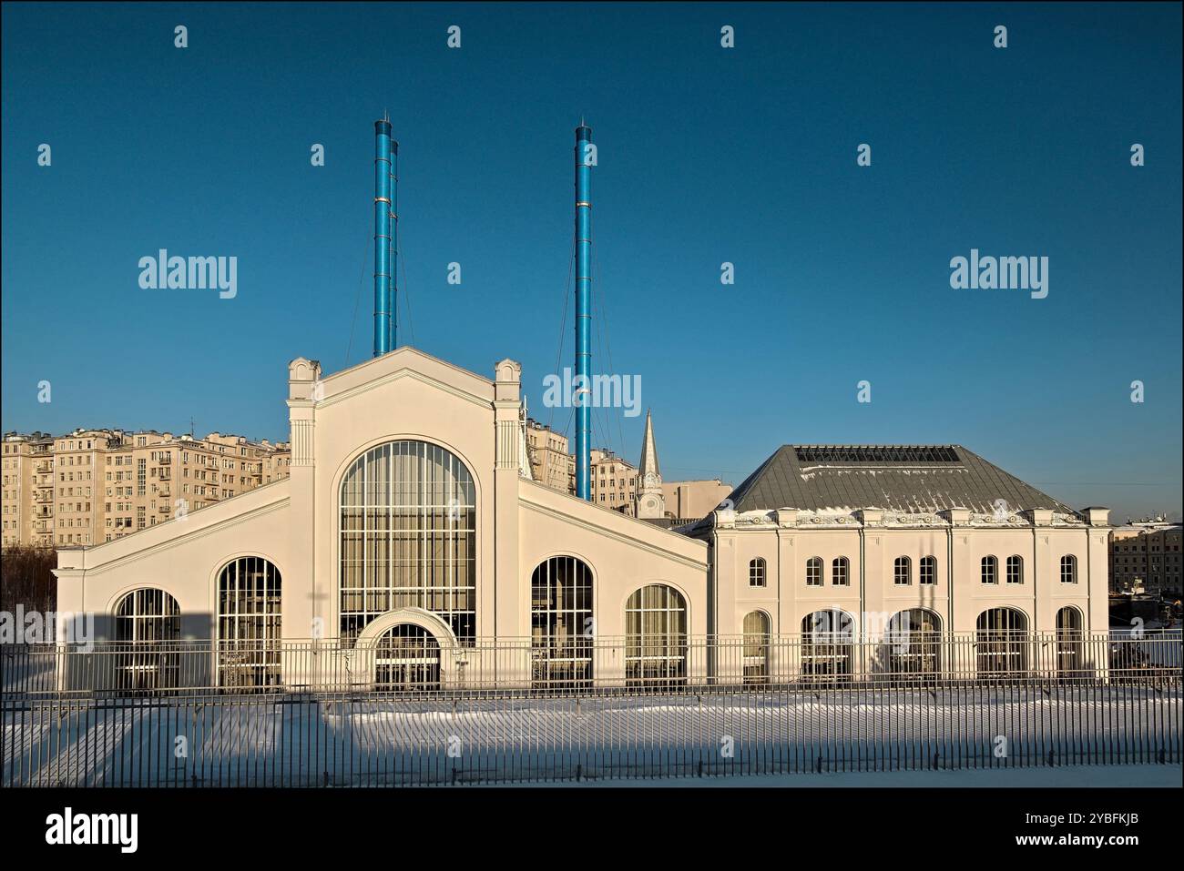 Moscow. View of the public cultural center of GES 2 Stock Photo - Alamy