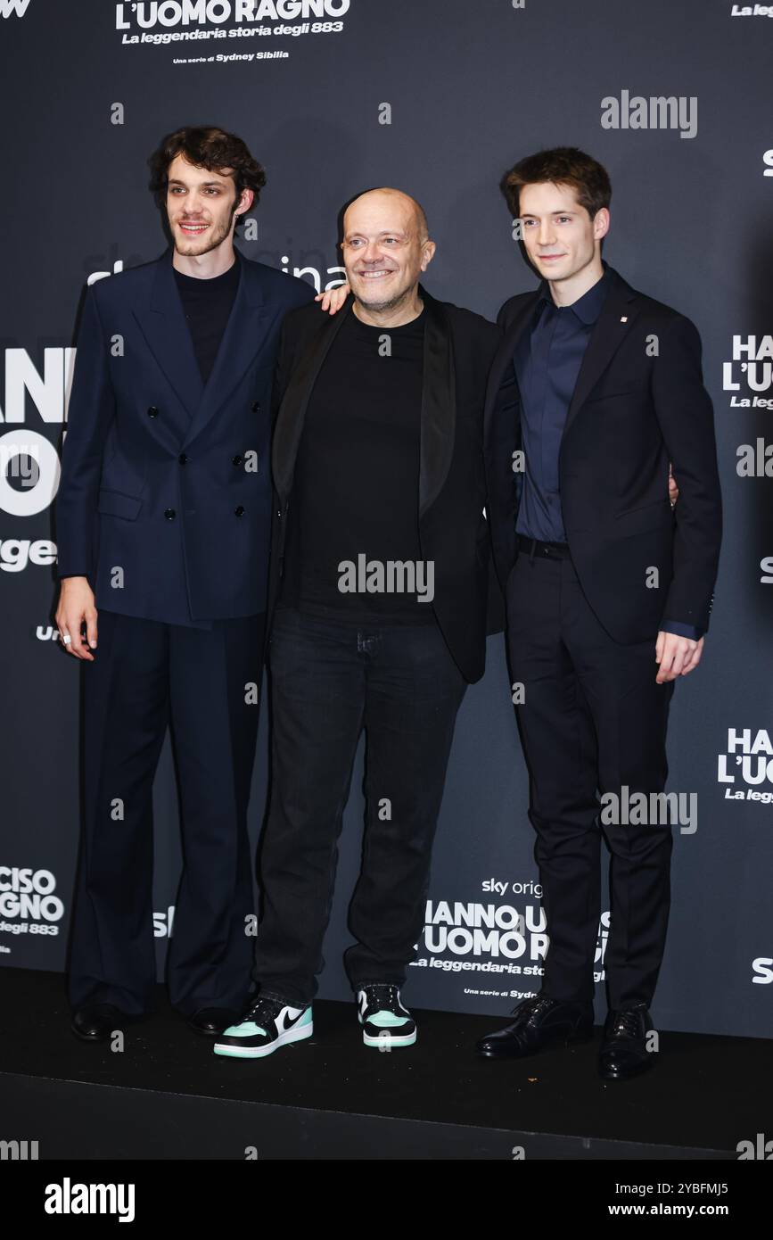 Milan, The photocall for the presentation of the Sky Original series They Killed Spider-Man ...