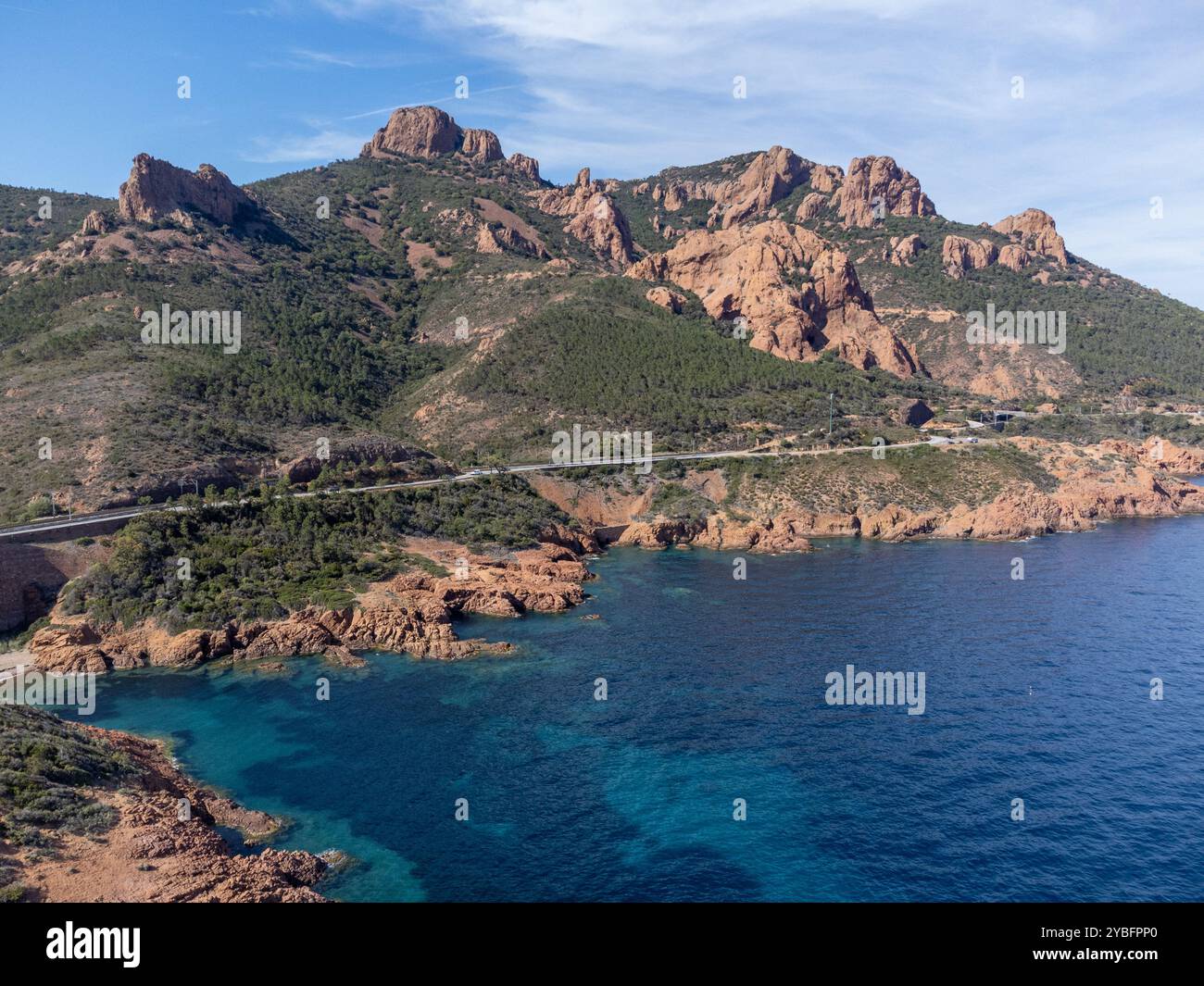 Cap Roux, in Massif de L'Estérel Stock Photo - Alamy
