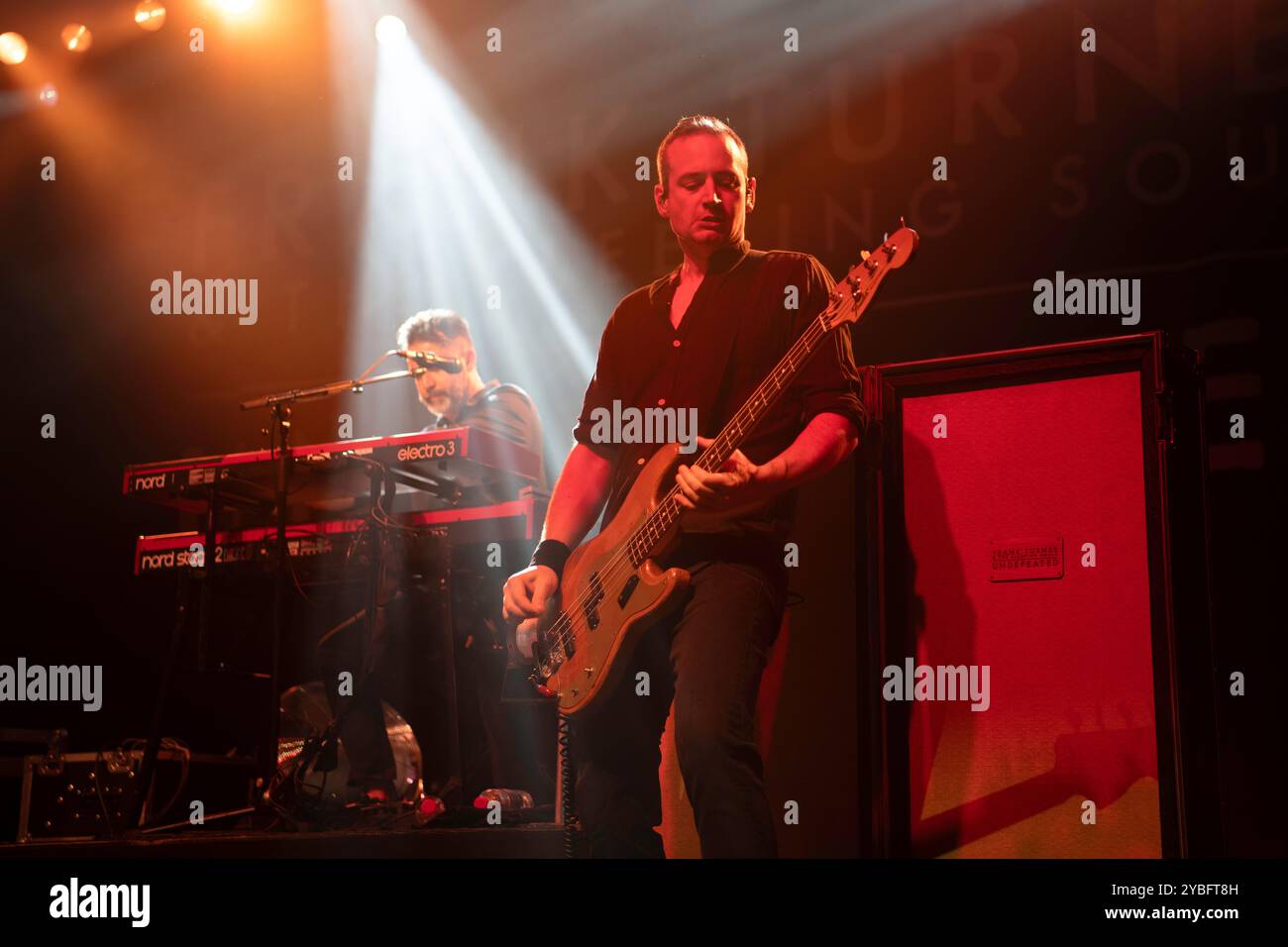 British indie rocker, Frank Turner, performing with his Sleeping Souls ...