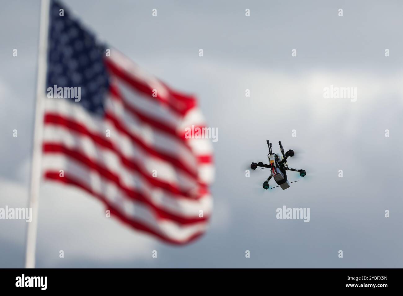 FPV Drone during the Formula 1 Pirelli United States Grand Prix 2024 ...