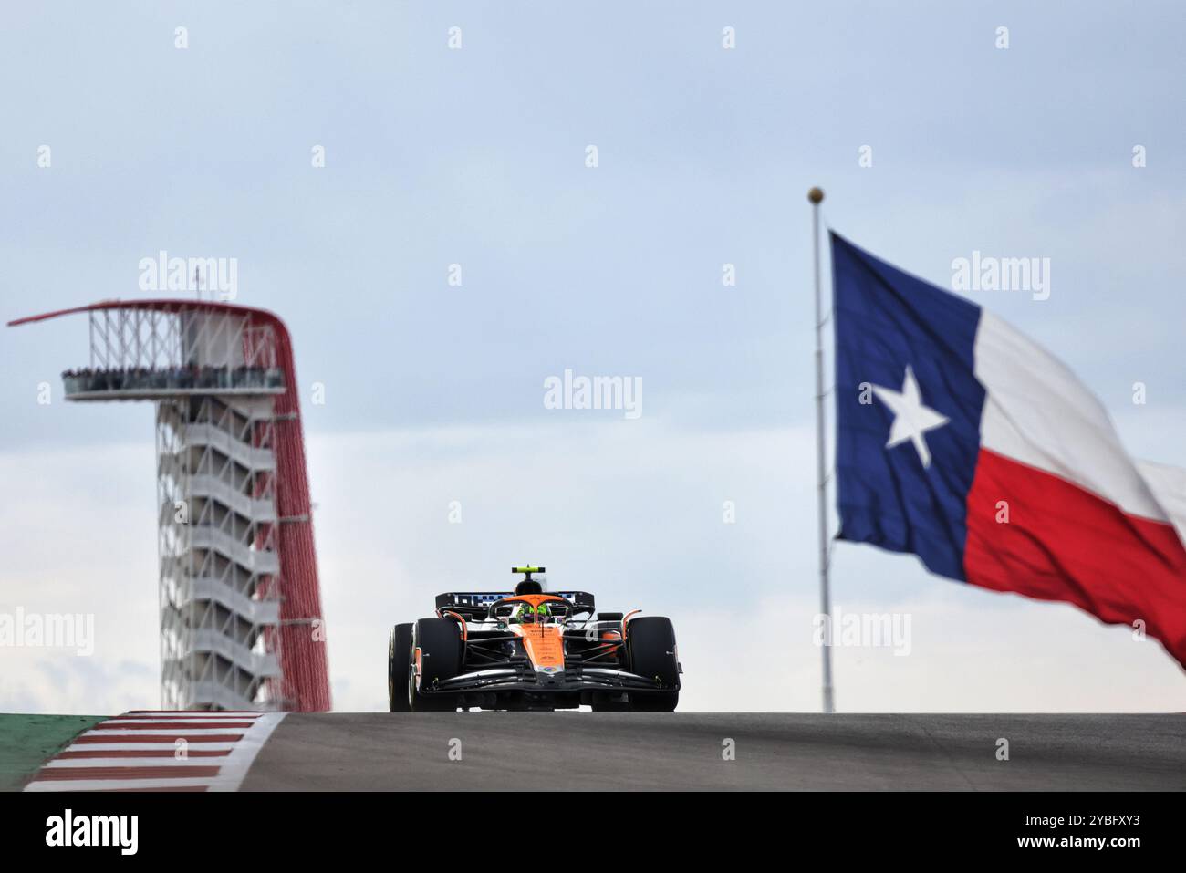 Austin, USA. 18th Oct, 2024. Lando Norris (GBR) McLaren MCL38. 18.10. ...