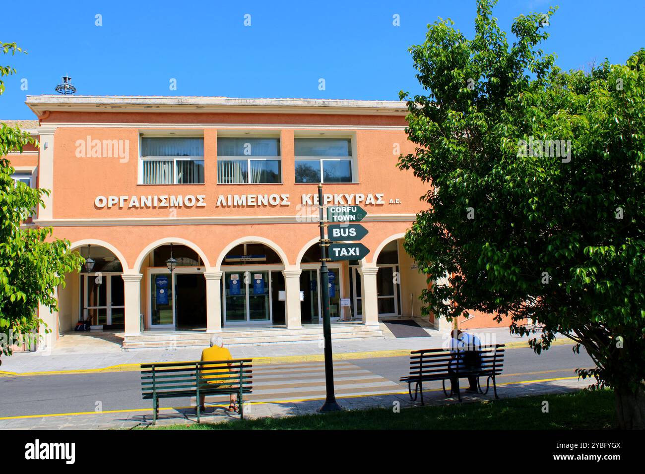 Cruise terminal corfu hi-res stock photography and images - Alamy