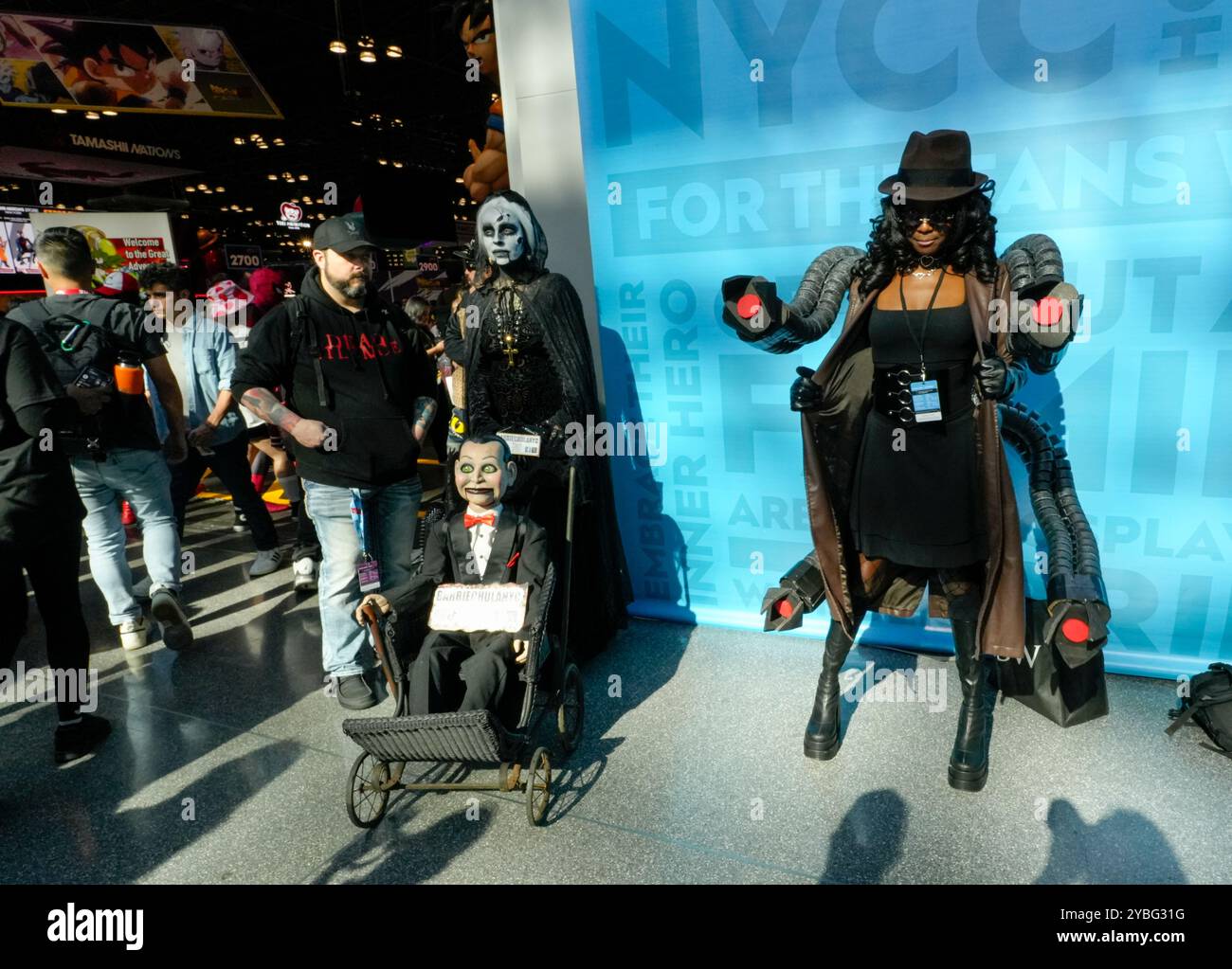 New York, United States. 18th Oct, 2024. Attendees during COMIC CON New ...