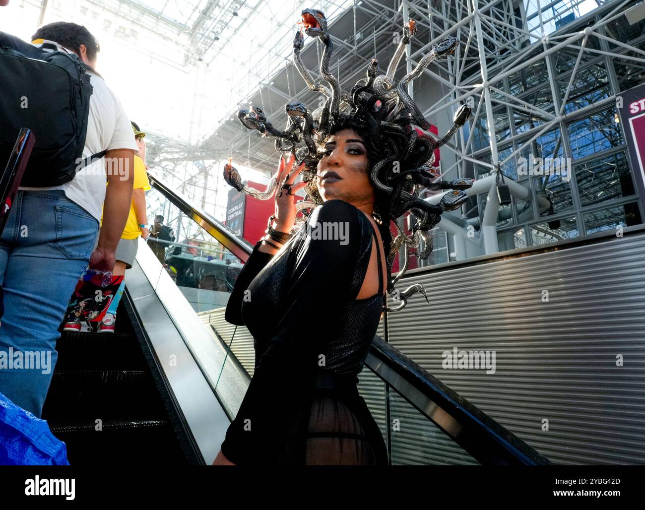 New York, United States. 18th Oct, 2024. Attendees during COMIC CON New ...