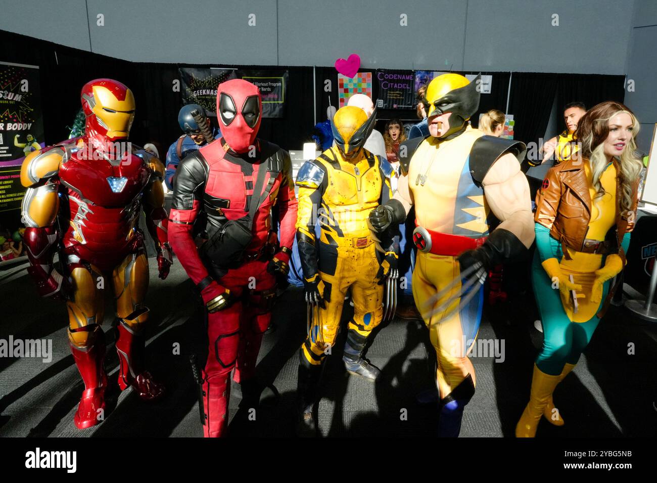 New York, United States. 18th Oct, 2024. Attendees during COMIC CON New ...