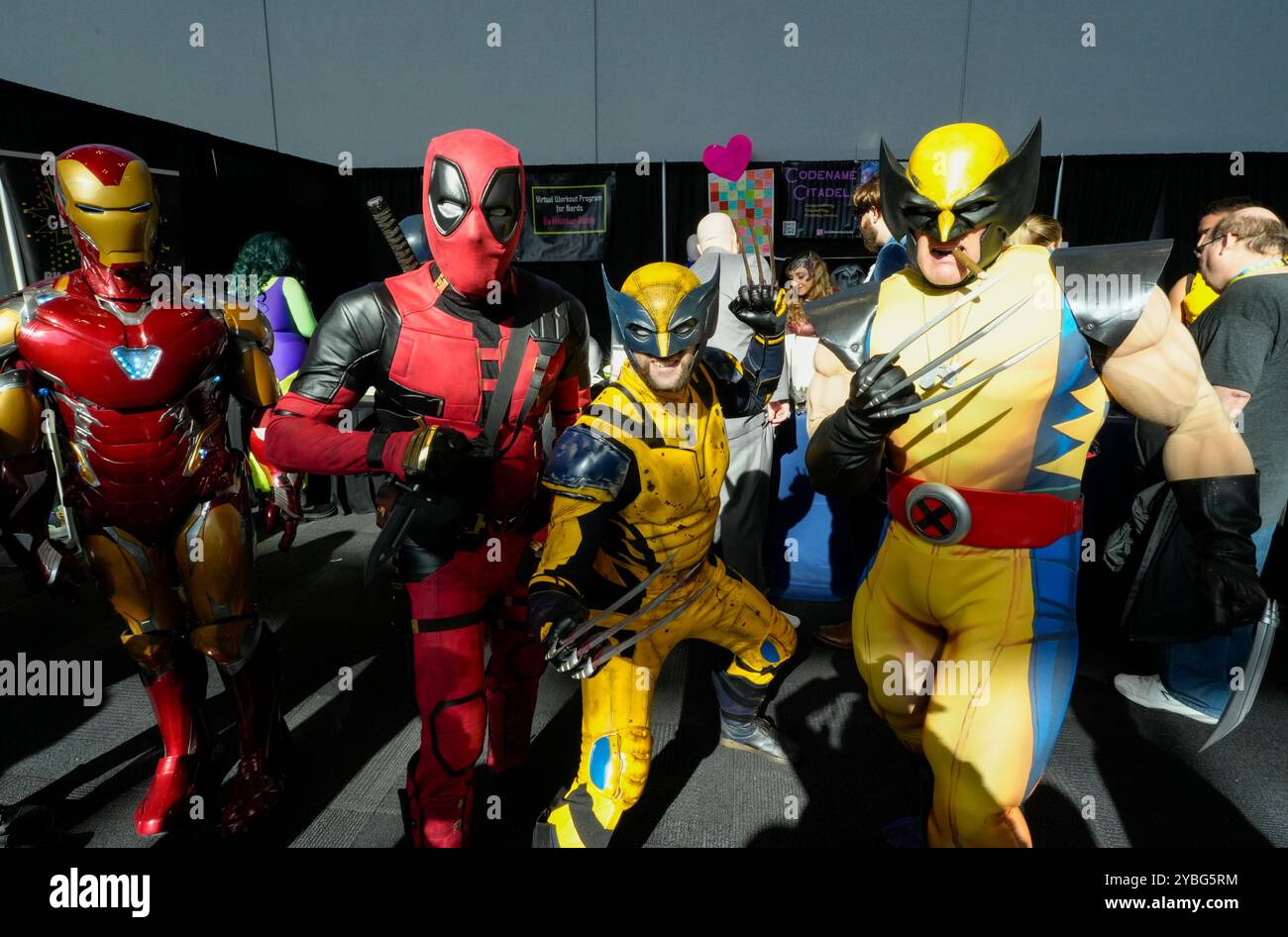New York, United States. 18th Oct, 2024. Attendees during COMIC CON New ...