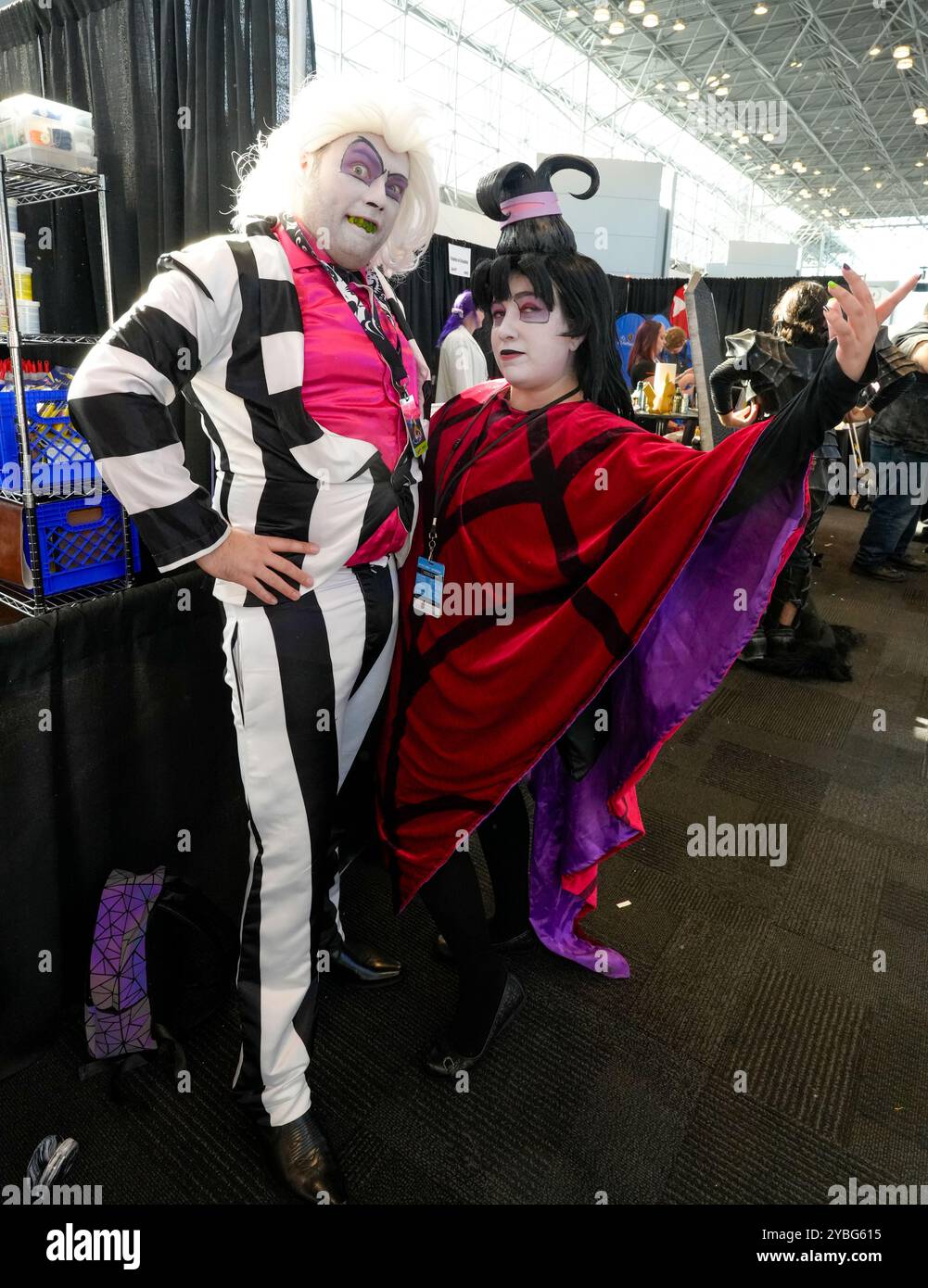 New York, United States. 18th Oct, 2024. Attendees during COMIC CON New ...
