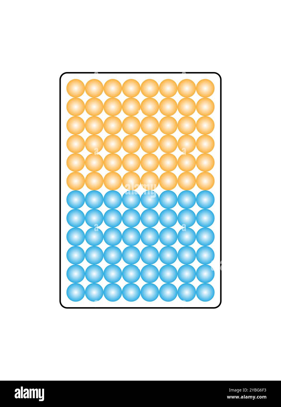 Heterogeneous mixture, illustration Stock Photo - Alamy