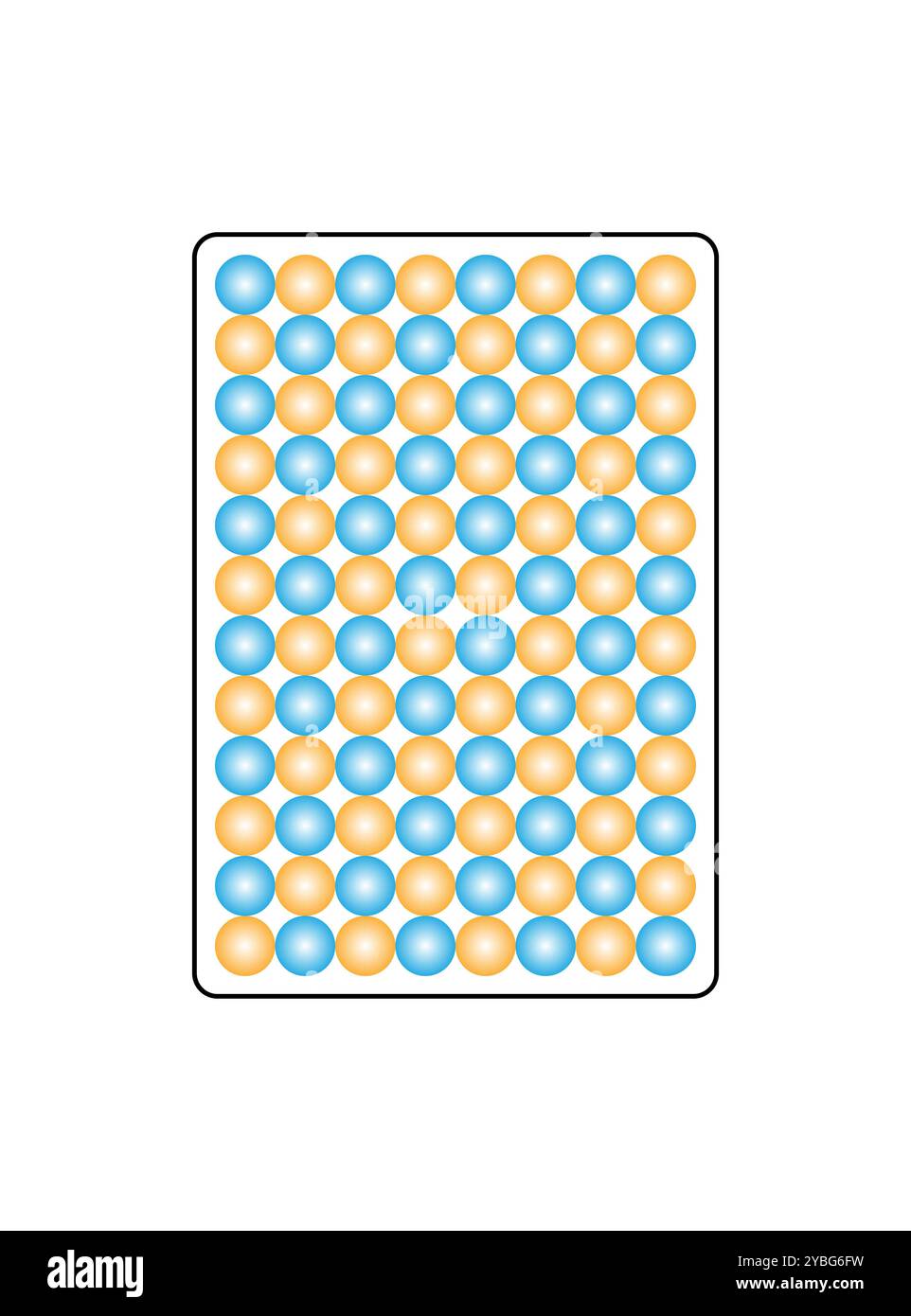 Homogeneous mixture, illustration Stock Photo - Alamy