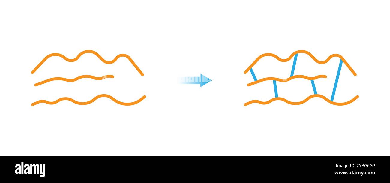 Vulcanisation of rubber, illustration Stock Photo - Alamy