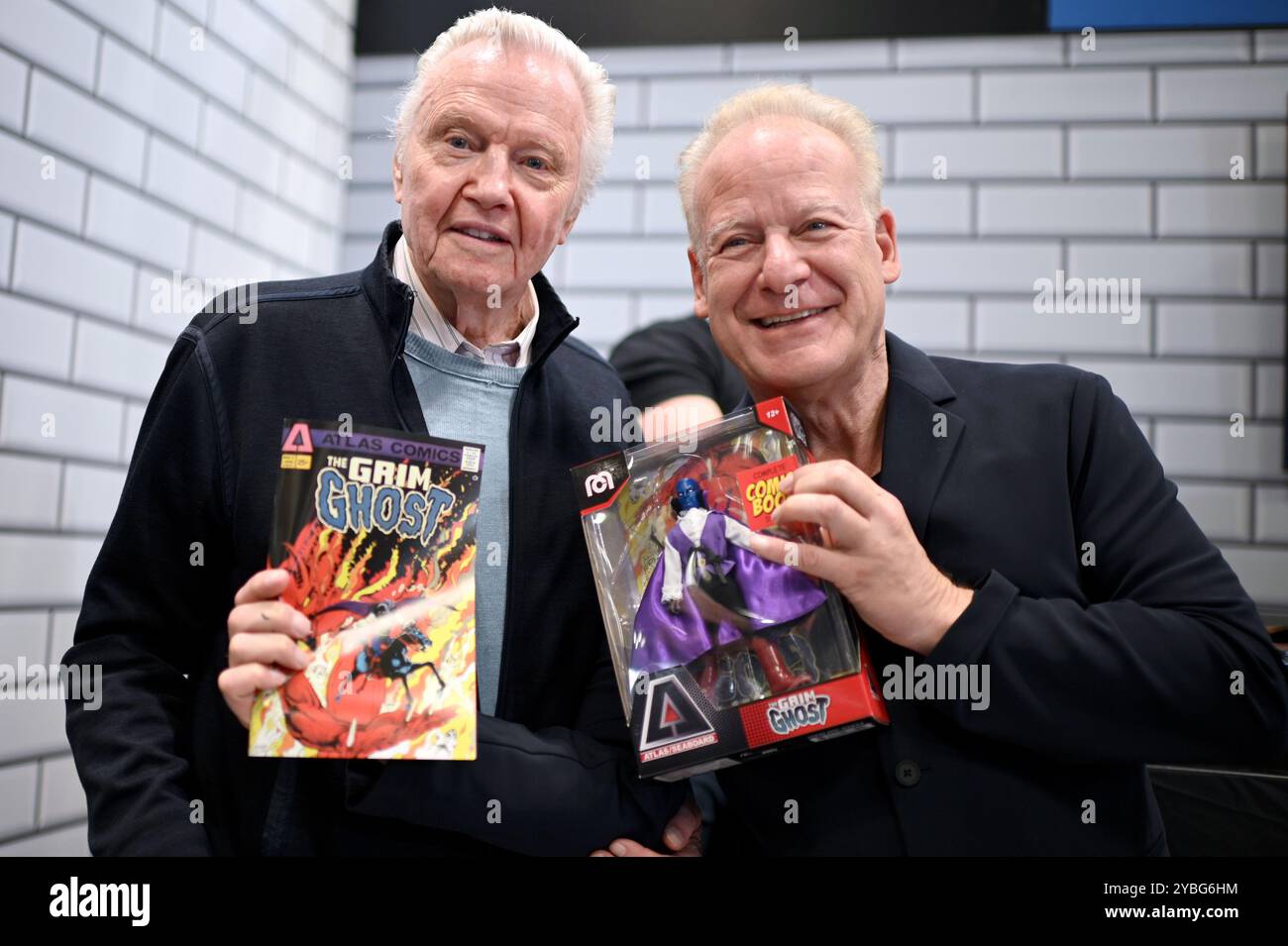 (L-R) Actor Jon Voight and Atlas Comics CEO Steven Paul attend Atlas ...