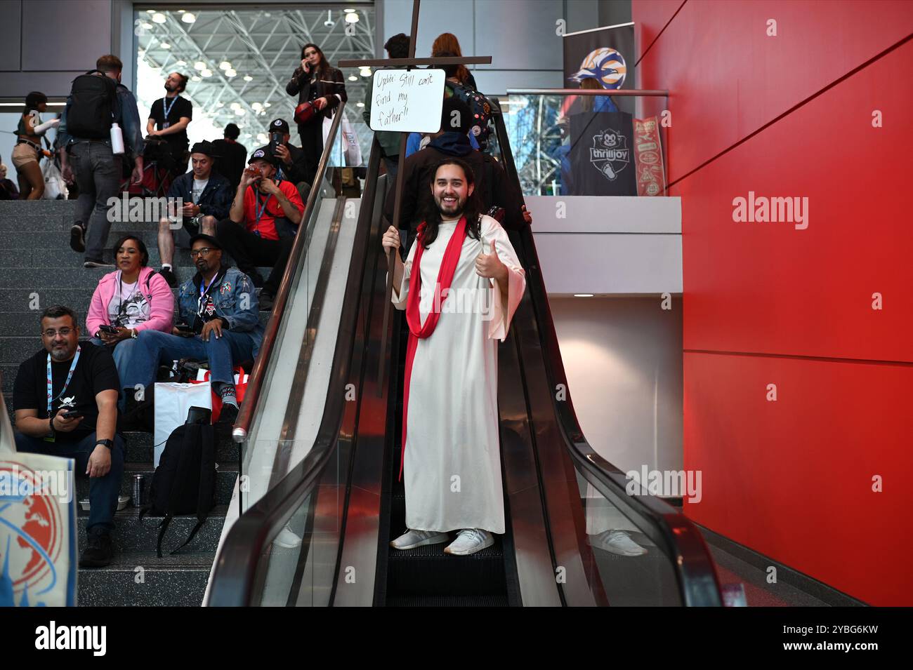 Amrit (last name withheld) dressed in the character of Jesus attends ...