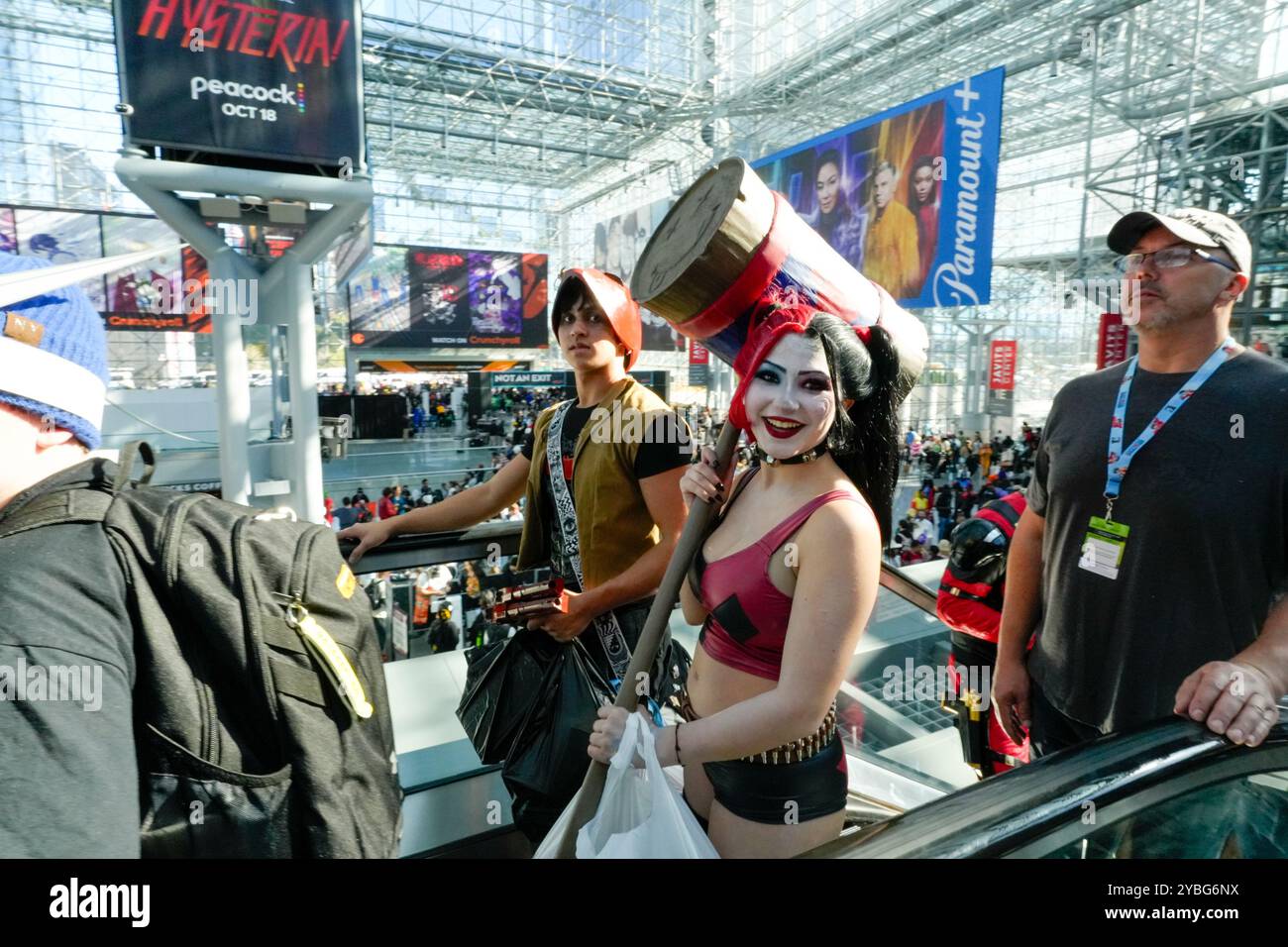 New York, United States. 18th Oct, 2024. Attendees during COMIC CON New ...
