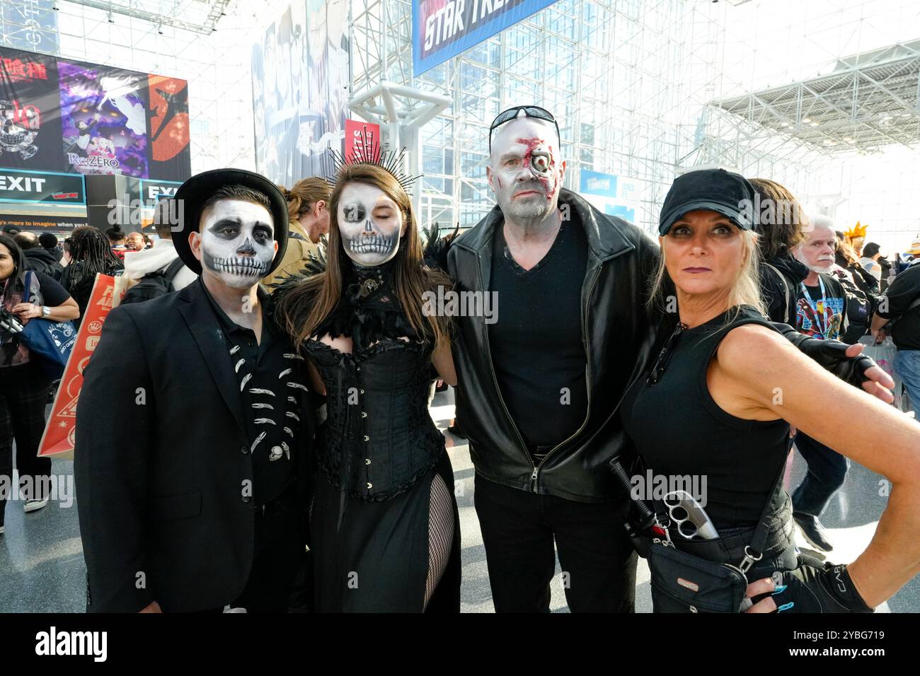 New York, United States. 18th Oct, 2024. Attendees during COMIC CON New ...